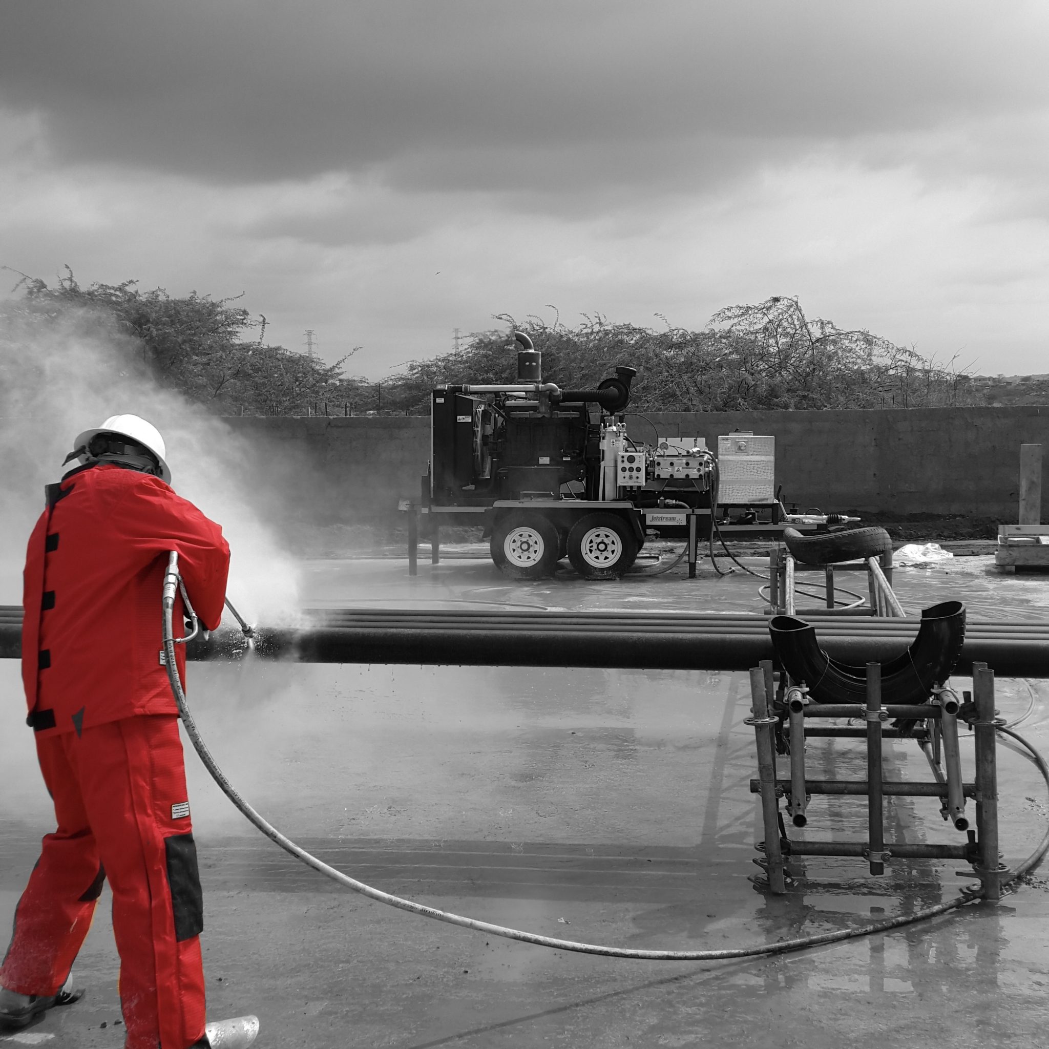 Drill Pipe and Riser Cleaning - Total Blasting